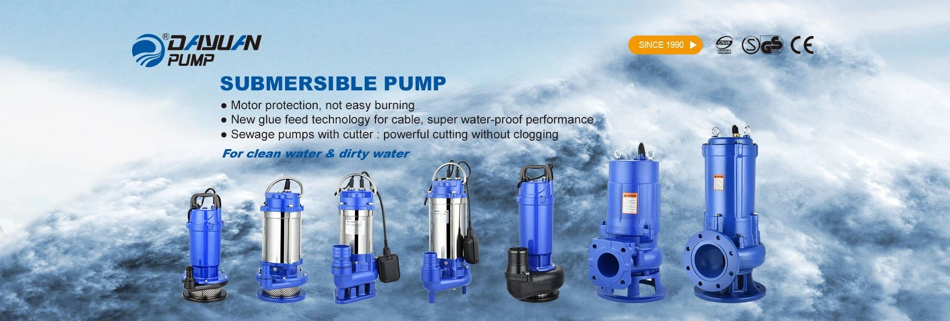 Submersible Clean Water Pump - China Submersible Clean Water Pump ...